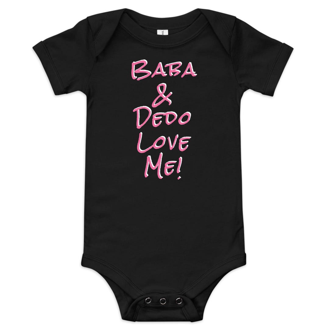 Baba & Dedo Love Me Bodysuit - Serbian Baby Gift Onesie - Etsy
