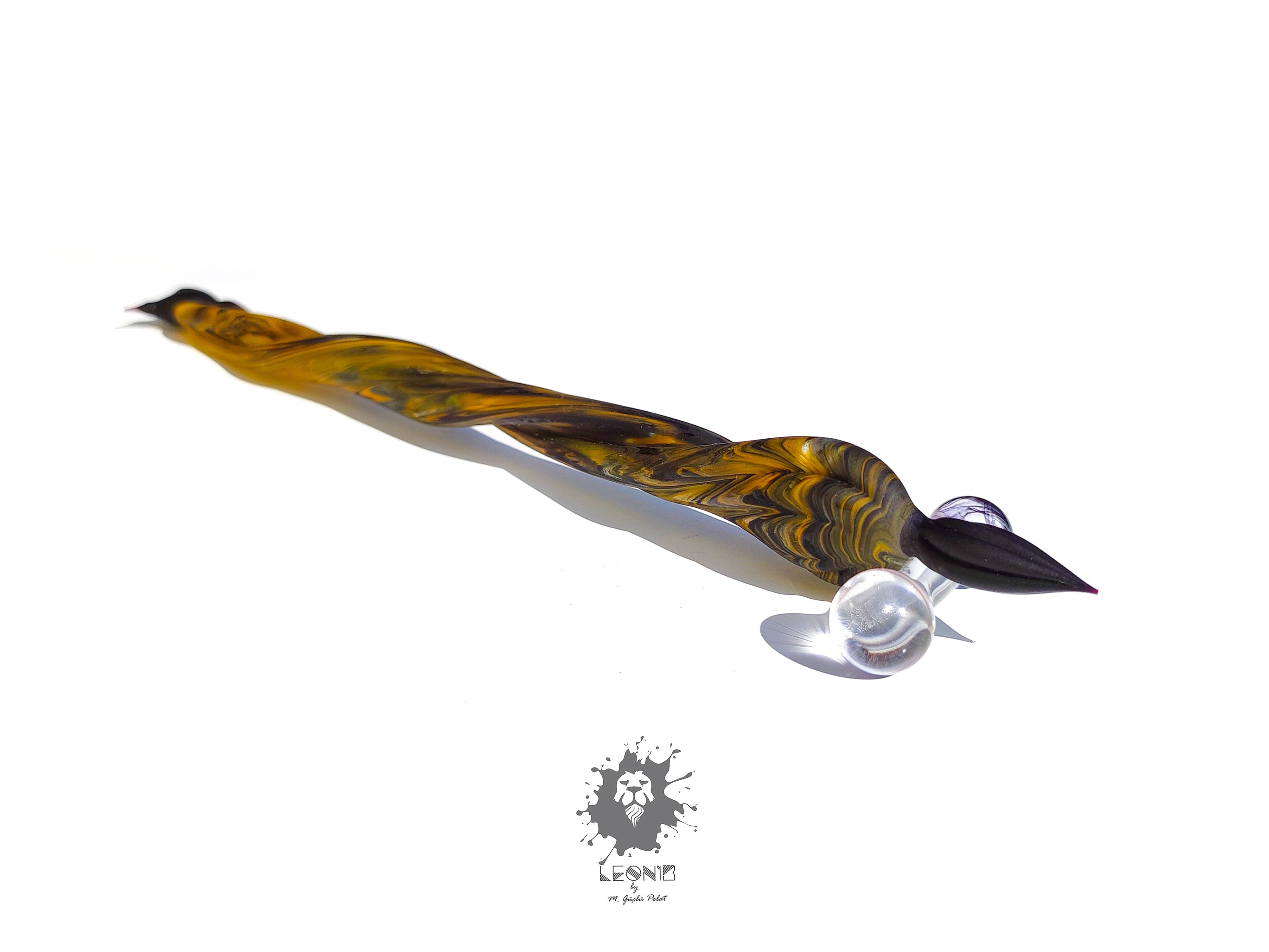 Glass Dip Pen Glass Calligraphy Pen Drawing Pen Crow Pen - Etsy