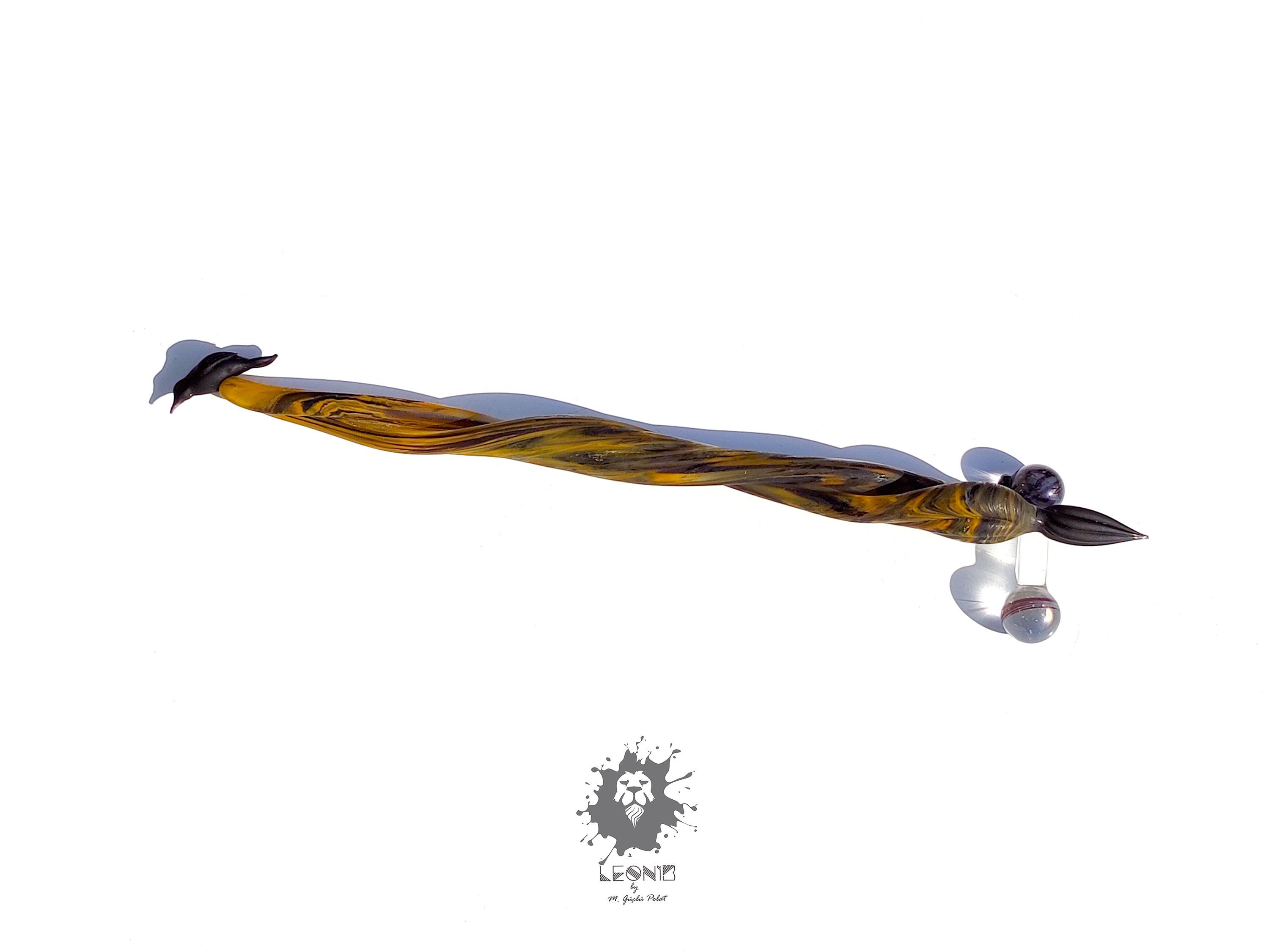 Glass Dip Pen, Glass , Calligraphy Pen, Drawing Pen, Crow Pen , Nib Pen ...