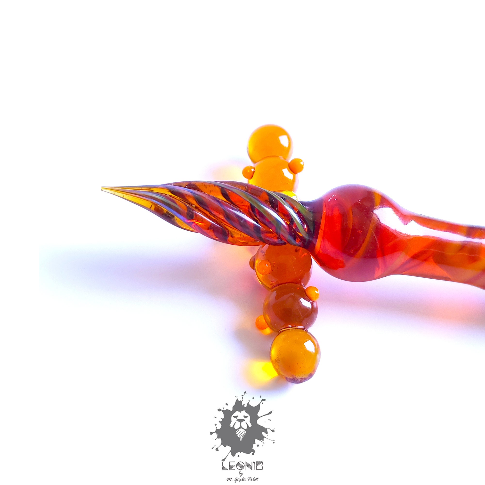 Glass Dip Pen, Murano Glass, Writing Instruments, Functional Art ...