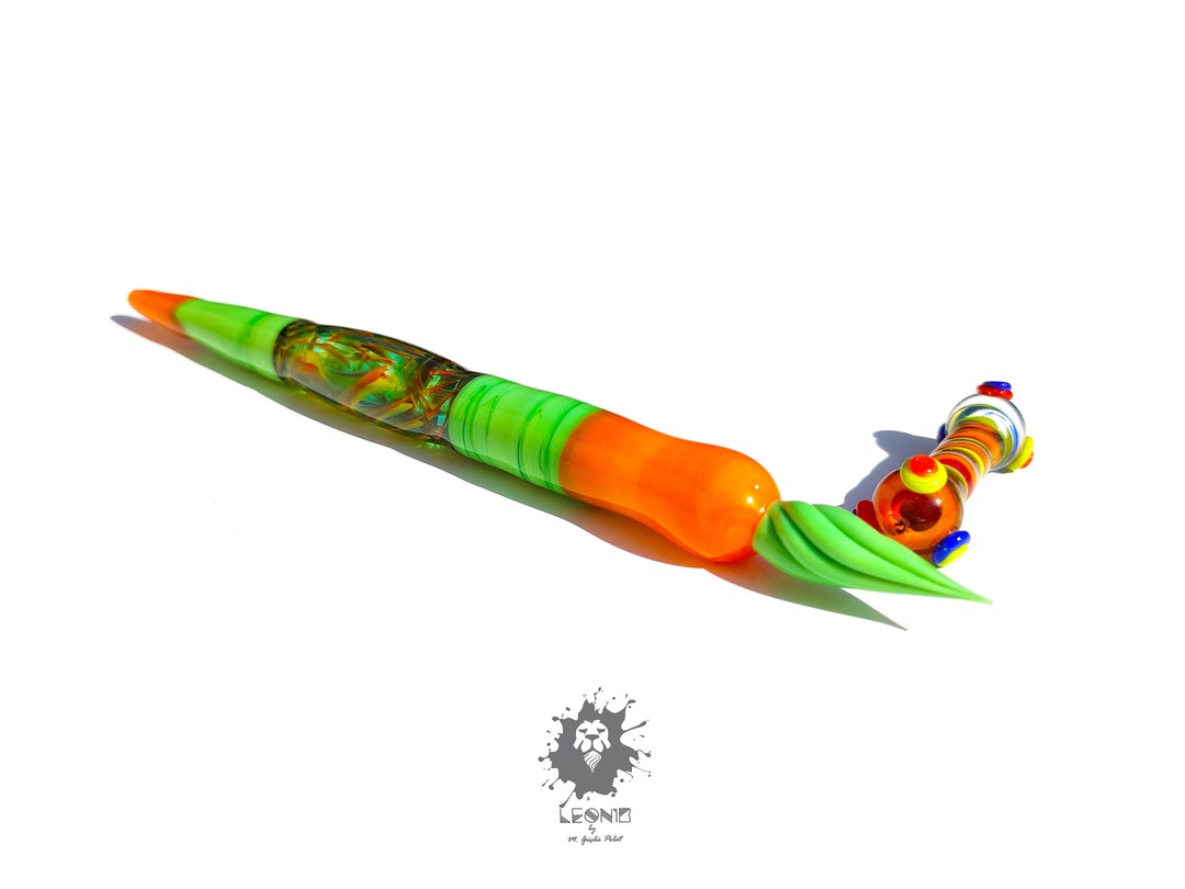 Sculptural Glass Dip Pen: Handmade Calligraphy Art From Turkey - Etsy