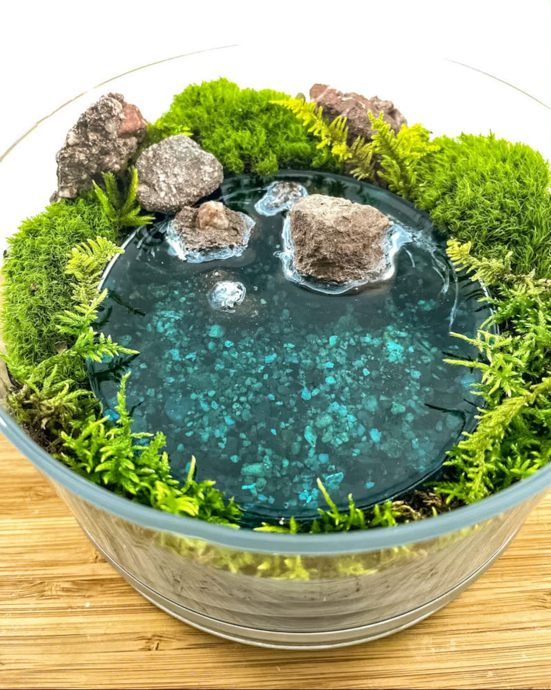 Fairy Garden Pond/terrarium Water Scene (deluxe/large). Realistic ...