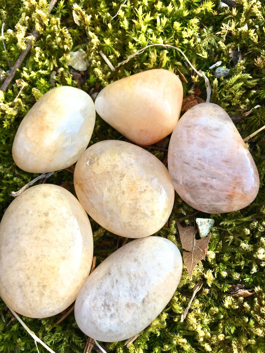 Peach Quartz Stones - Tumbled Peach Quartz. You Pick! - Etsy