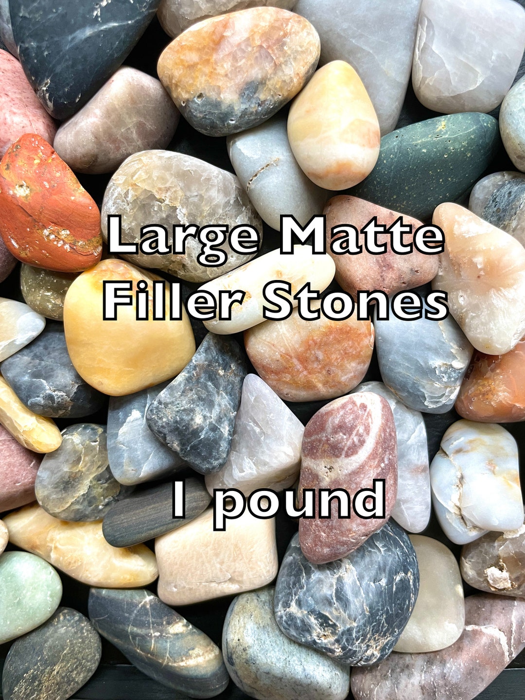 Large Filler Stones 1 Lb- Terrarium Stones/vivarium Stones/aquarium ...