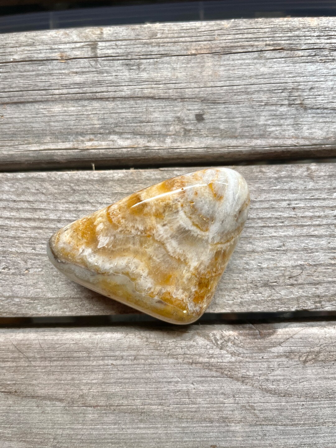 Banded Agate Palm Stone - Etsy