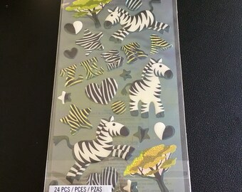 Zebra stickers | Etsy
