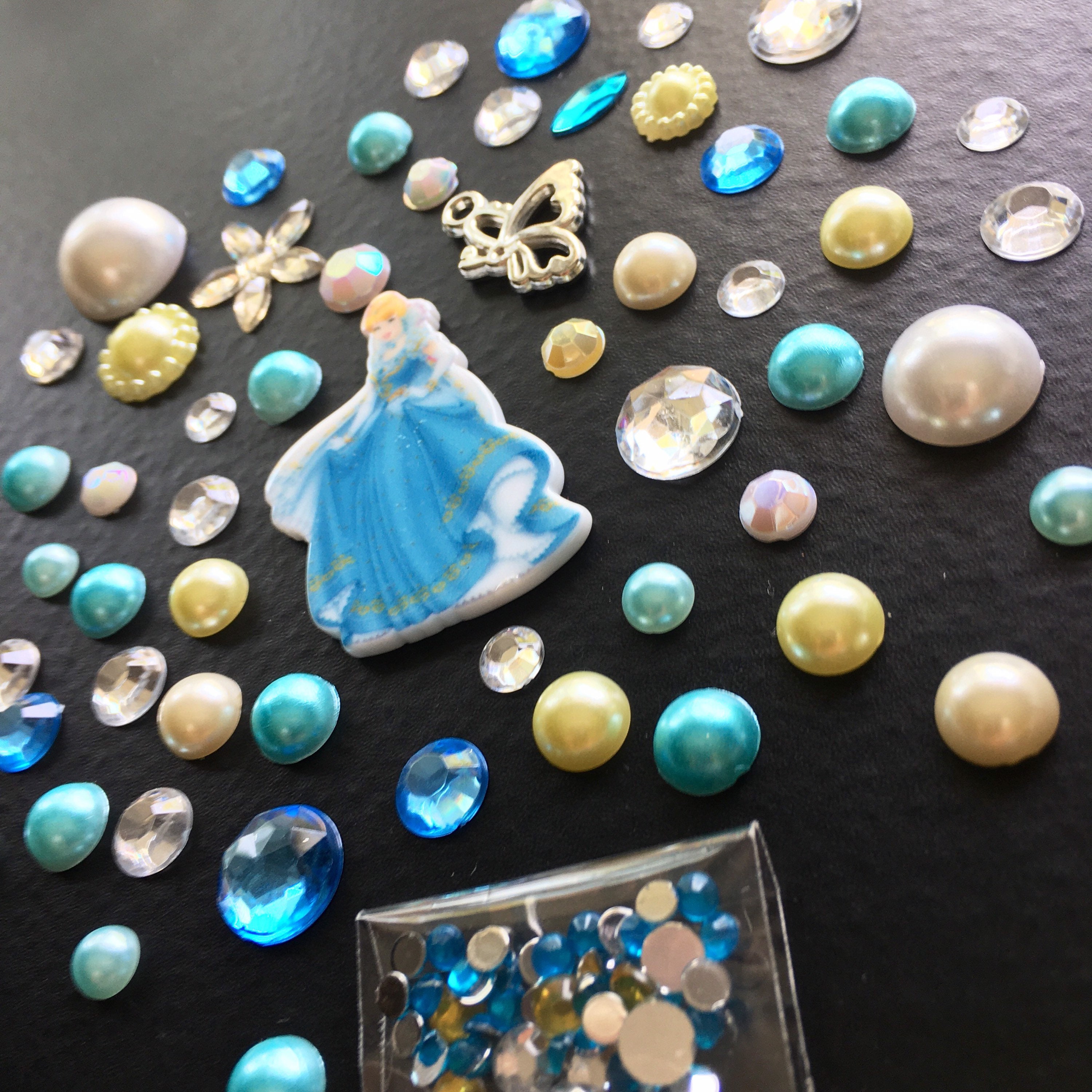 DIY Disney CINDERELLA Bling Decoden Bling Kit Cell Phone - Etsy