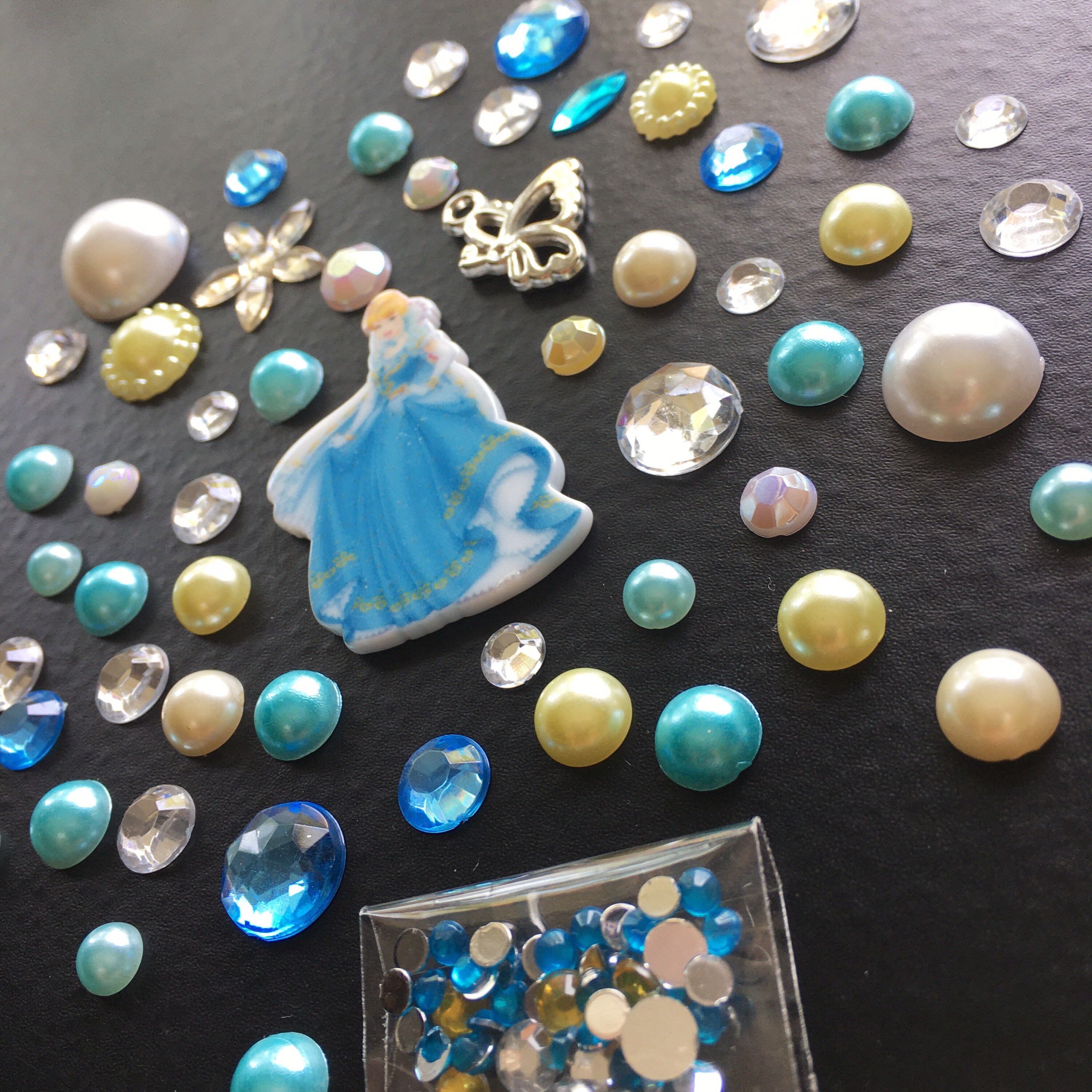 DIY Disney CINDERELLA Bling Decoden Bling Kit Cell Phone - Etsy