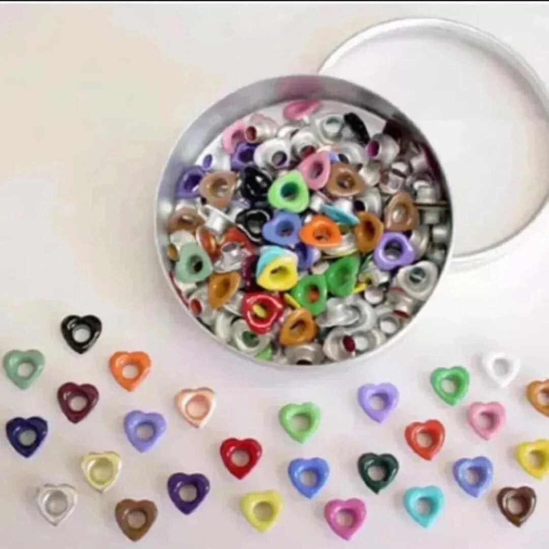 Heart Shaped 3/16" Eyelets by Stampin' Up - Etsy