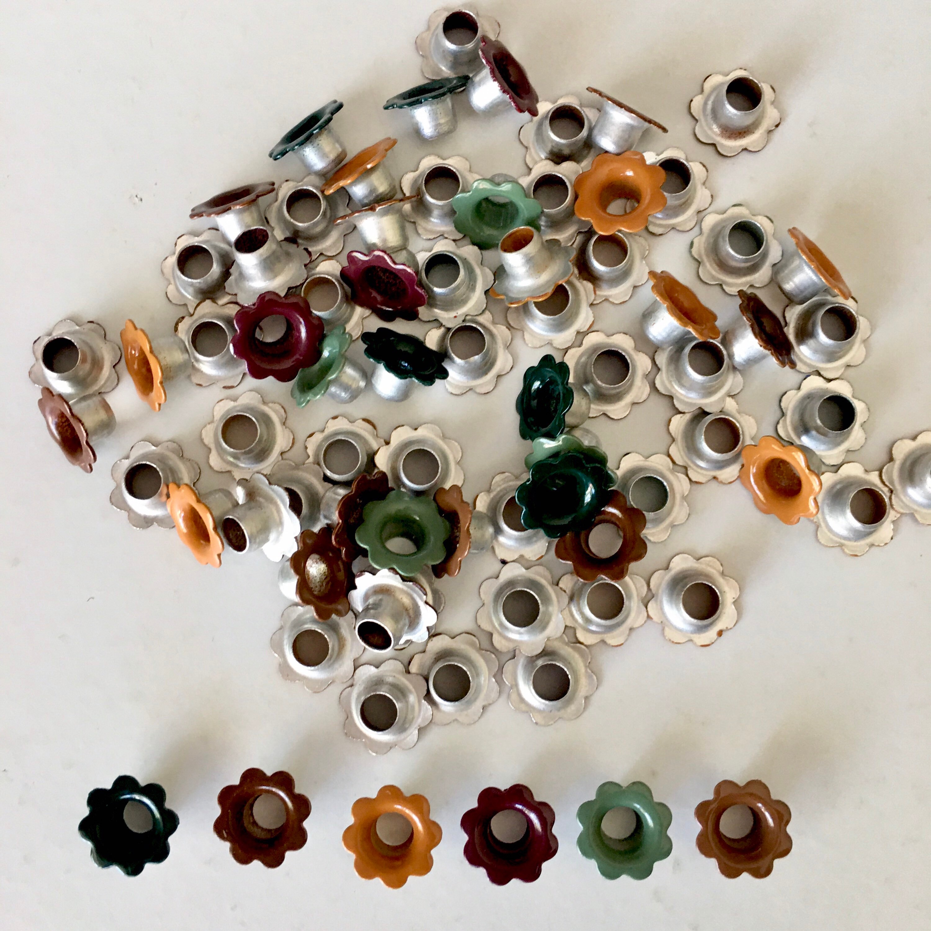 Flower Shaped 3/16 Eyelets by Stampin' up Mixed or - Etsy