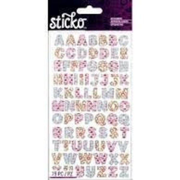 Sticko Stickers Alphabet - Etsy