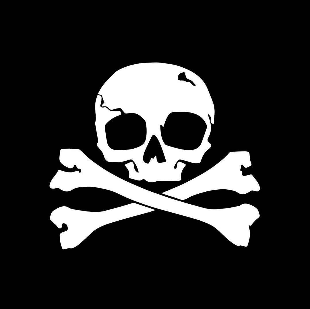 Skull and Crossbones Digital Download Files - .pdf, .svg, .eps - Etsy