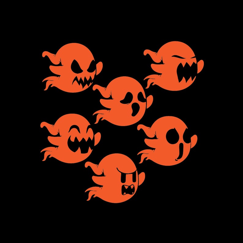 Ghosts Digital Download Files - .pdf, .svg, .eps - Etsy