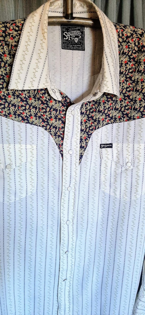 100% cotton men's western cut Southern Threads men's … - Gem