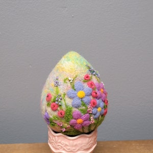 Needle Felted Easter Egg - Etsy