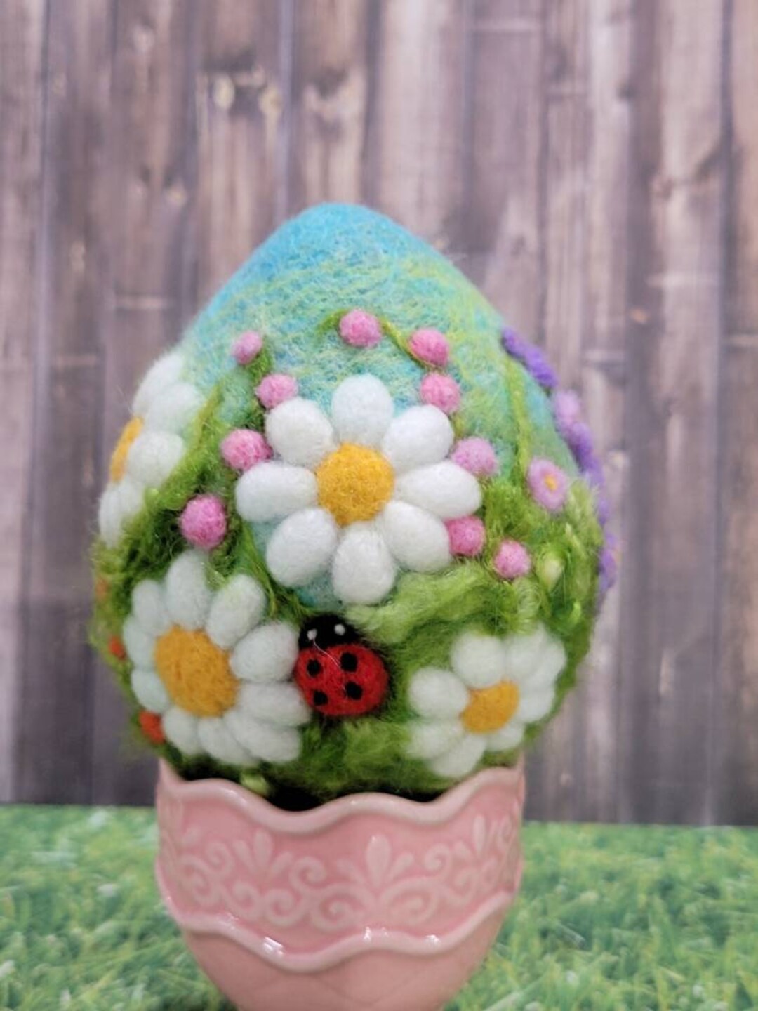 Needle Felted Easter Egg - Etsy