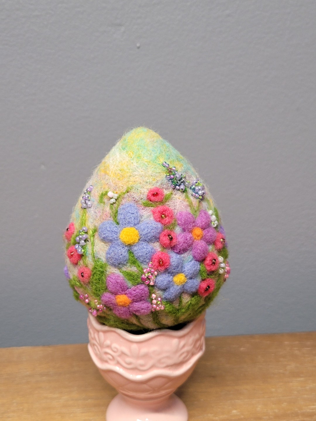 Needle Felted Easter Egg - Etsy