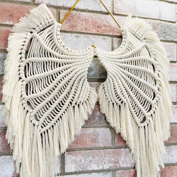 Angel Macrame Wings - Etsy