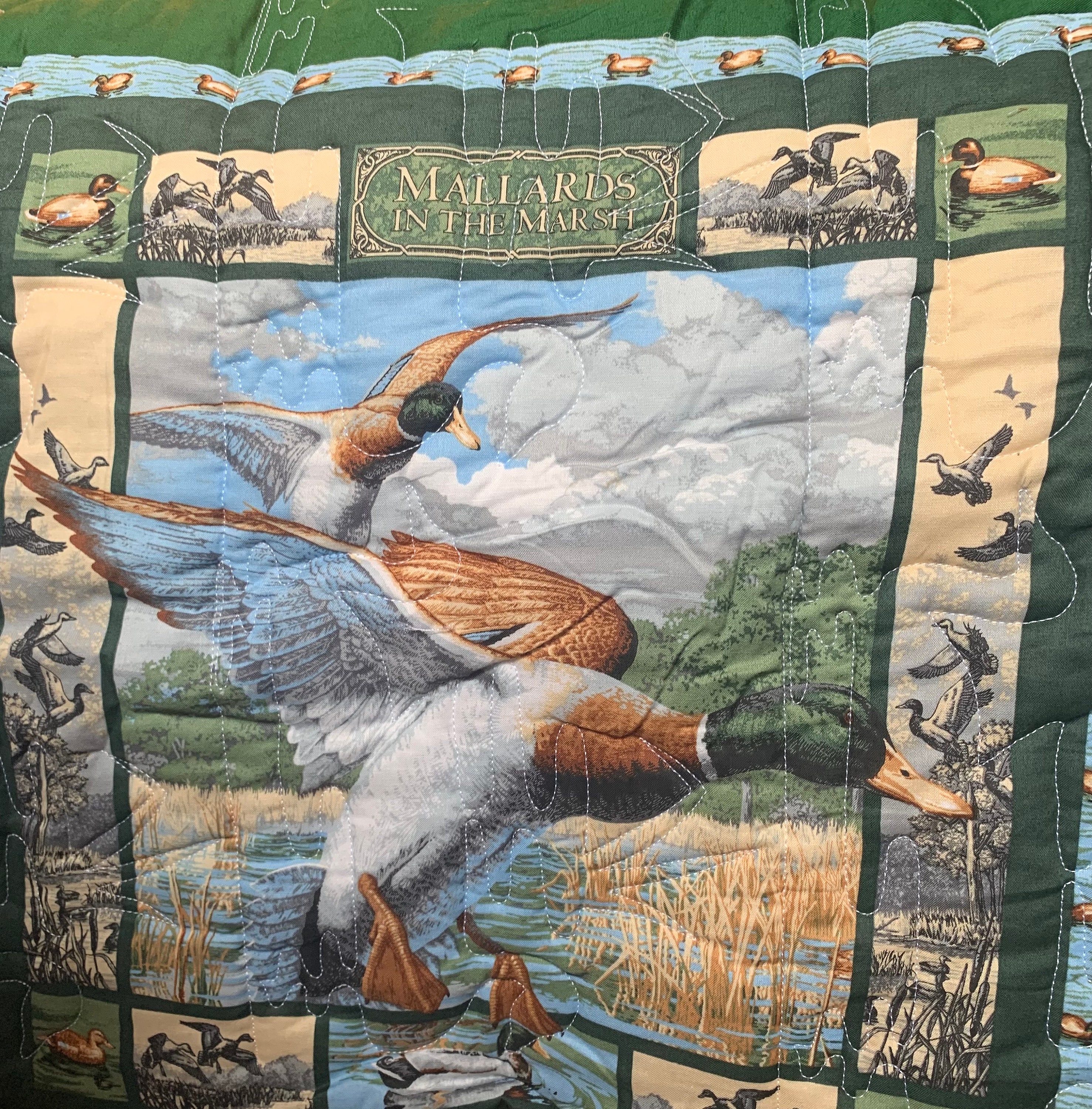 Handmade Mallard Quilt, Duck Quilts, Gifts for Her, Gifts for Him ...