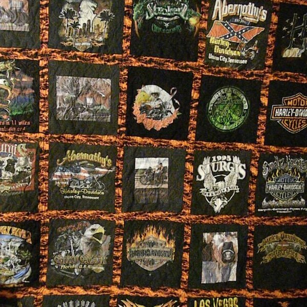 Harley Davidson Quilts - Etsy