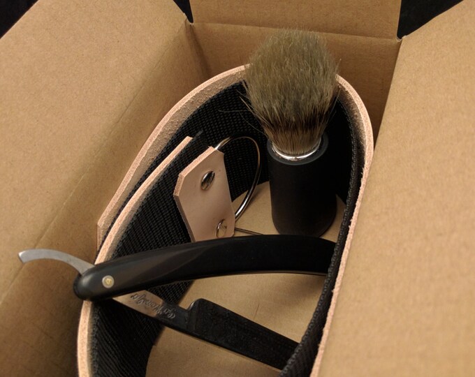 Sight Unseen Straight Razor + Strop Combo Kit - Shave Ready - Etsy