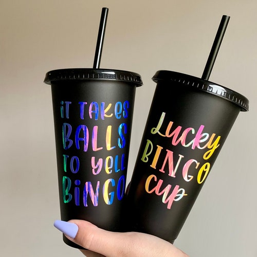 Bingo Tumbler Lucky Bingo Cup Funny Bingo Cup Free - Etsy