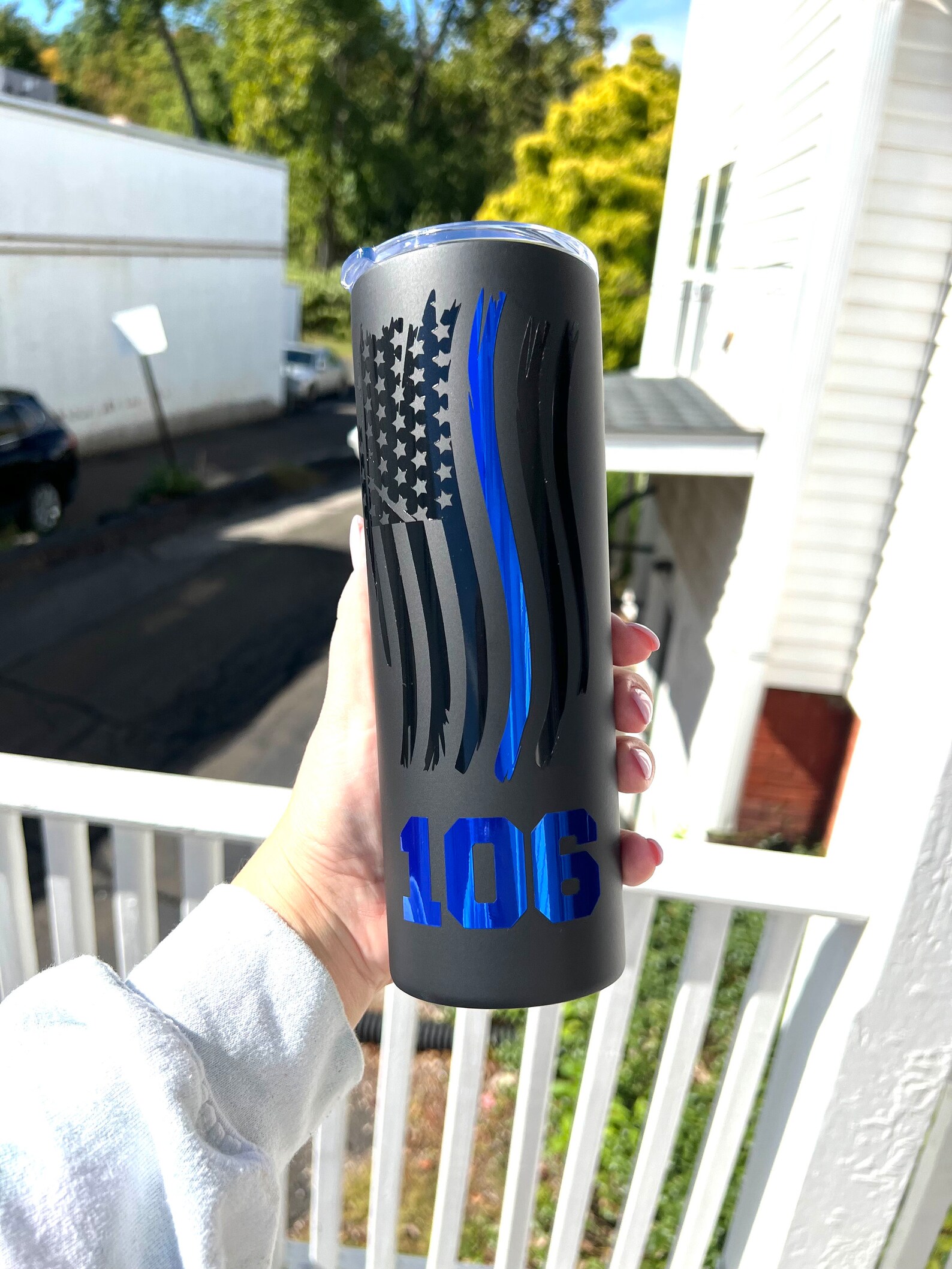 Blue Line Cup Red Line Cup Police Fire EMS Thin Blue Line - Etsy