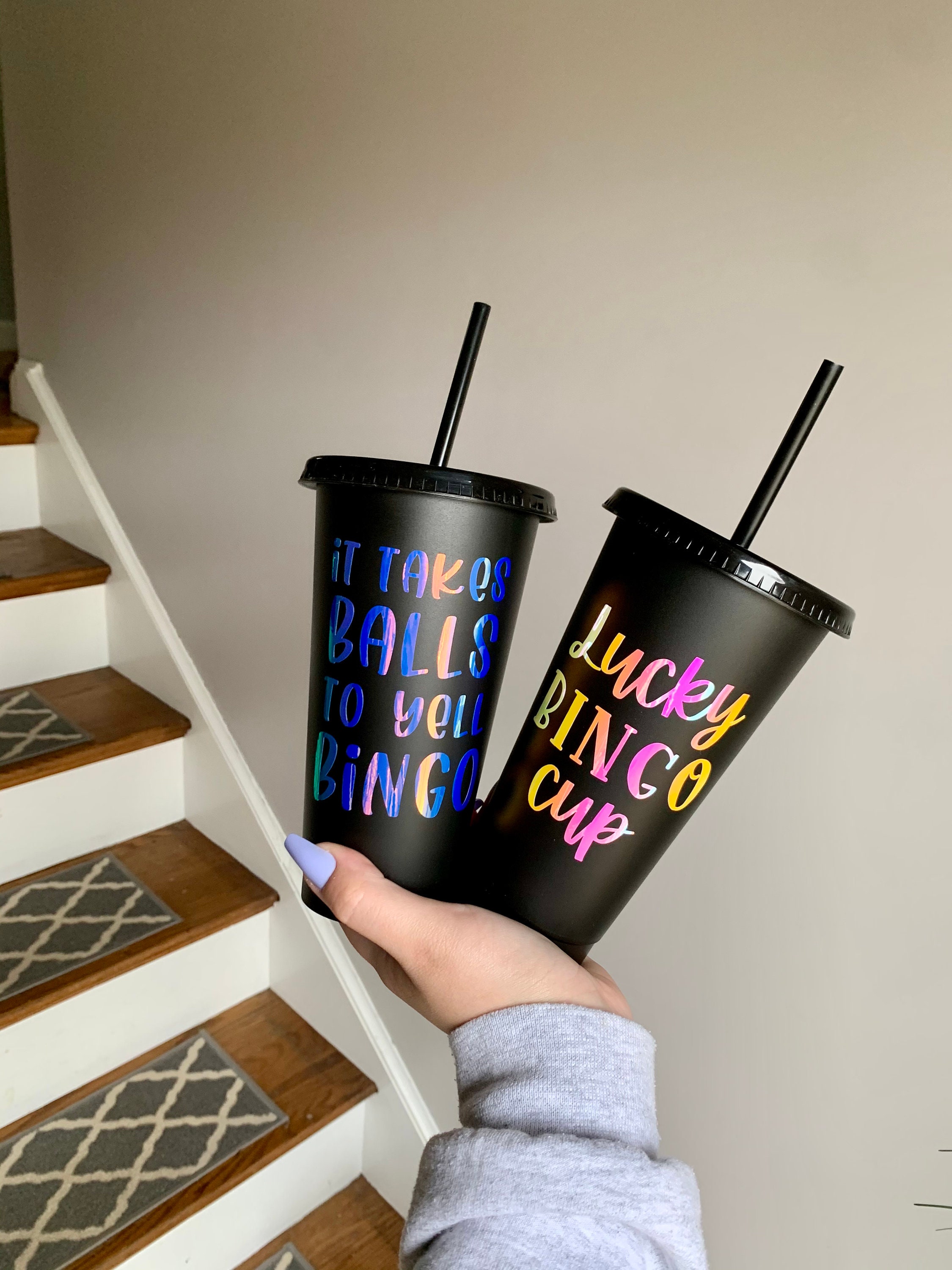 Bingo Tumbler Lucky Bingo Cup Funny Bingo Cup Free - Etsy