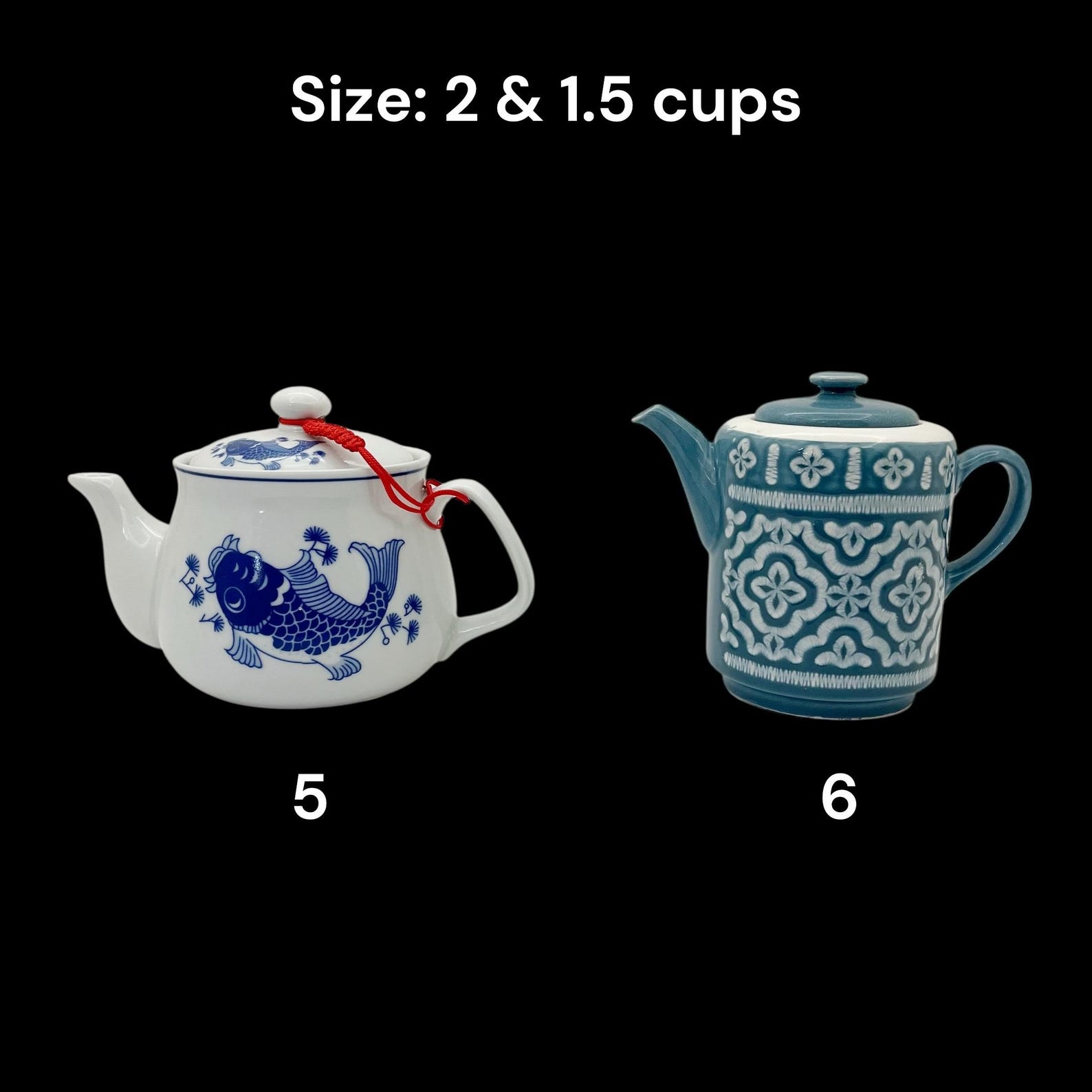 SMALL Vintage Teapots | 1 & 2 CUP | Bulk Teapots | Mismatched Tea Ware ...
