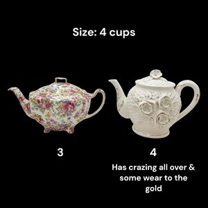 Vintage Teapots 30 USD Each Bulk Teapots Mismatched Tea Ware Tea Party ...