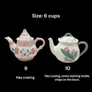 Vintage Teapots | Bulk Teapots | Mismatched Tea Ware | Tea Party ...