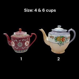 Vintage Teapots | Bulk Teapots | Mismatched Tea Ware | Tea Party ...