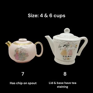 Vintage Teapots Bulk Teapots Mismatched Tea Ware Tea Party Supplies Tea ...