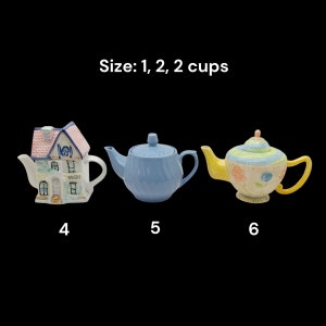 SMALL Vintage Teapots 1 & 2 CUP Bulk Teapots Mismatched Tea Ware ...