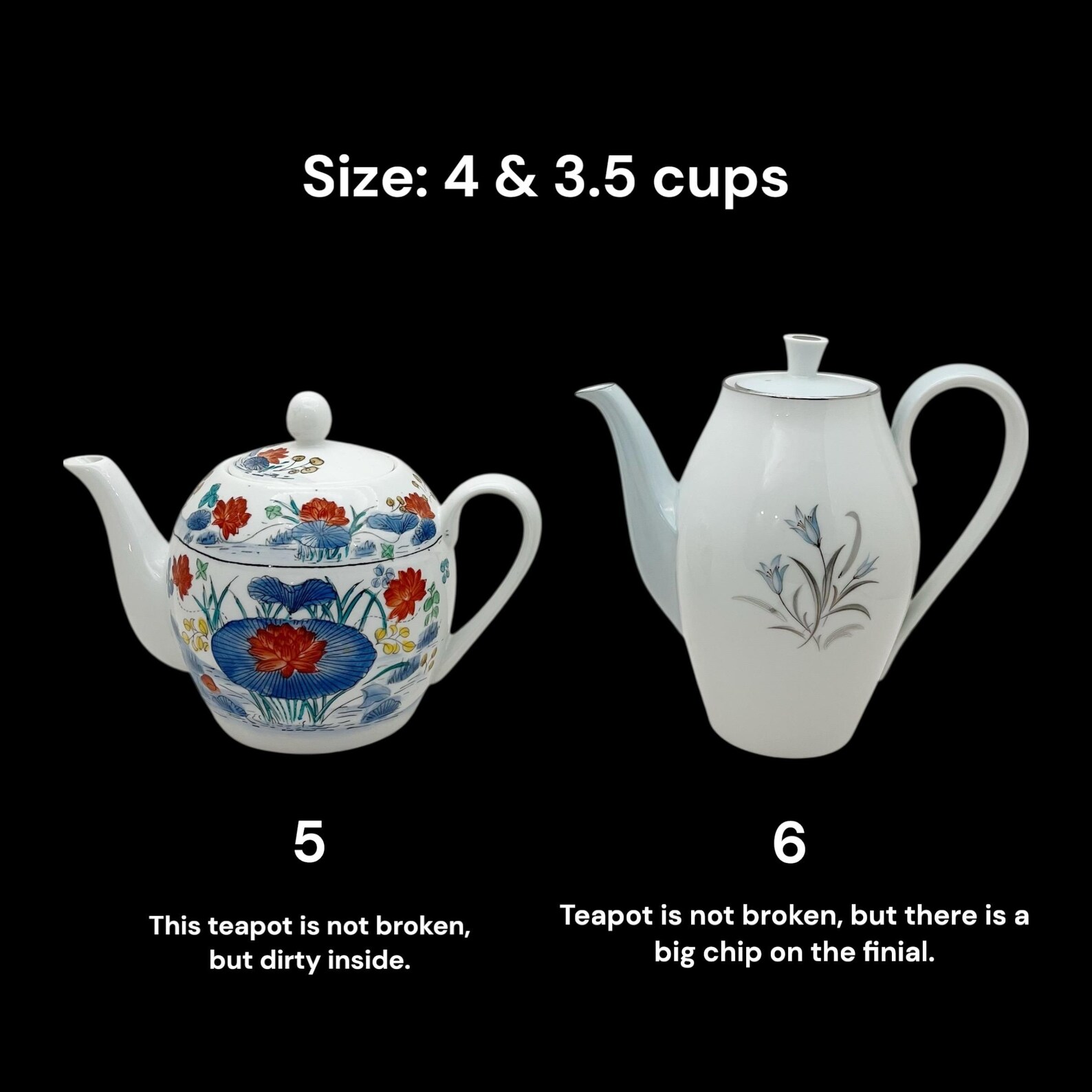 DECORATIVE Vintage Teapots | Bulk Teapots | Mismatched Tea Ware | Tea ...