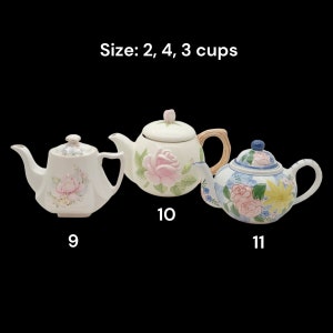 DECORATIVE Vintage Teapots Bulk Teapots Mismatched Tea Ware Tea Party ...