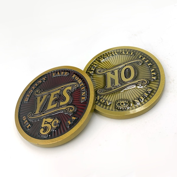 Yes No Coin - Etsy