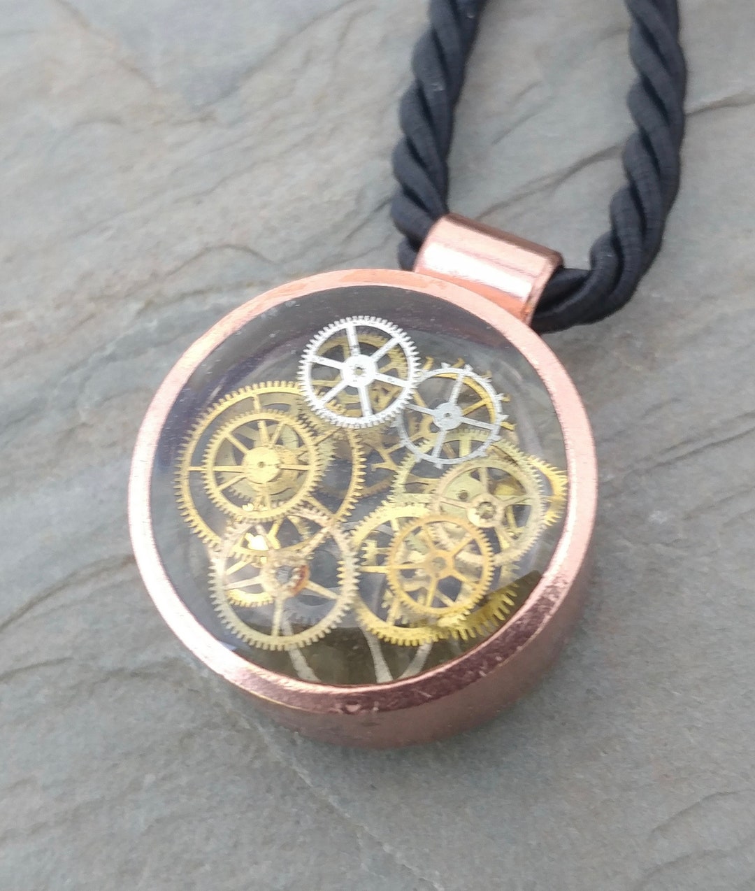 Steampunk Copper 3D Watch Cog Resin Pendant - Etsy Australia