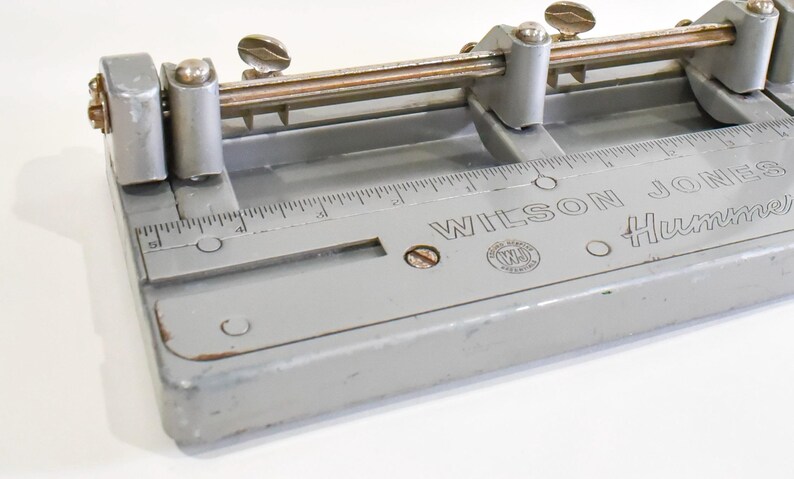 Vintage Wilson Jones Hummer Three-hole Punch, Industrial Heavy Duty ...