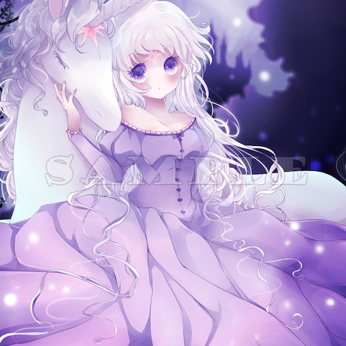 The Last Unicorn's Amalthea Poster Print - Etsy
