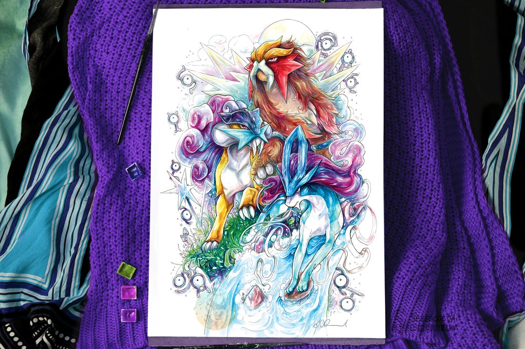 The Legendary Beasts A3/A4/A5 Sizes - Etsy