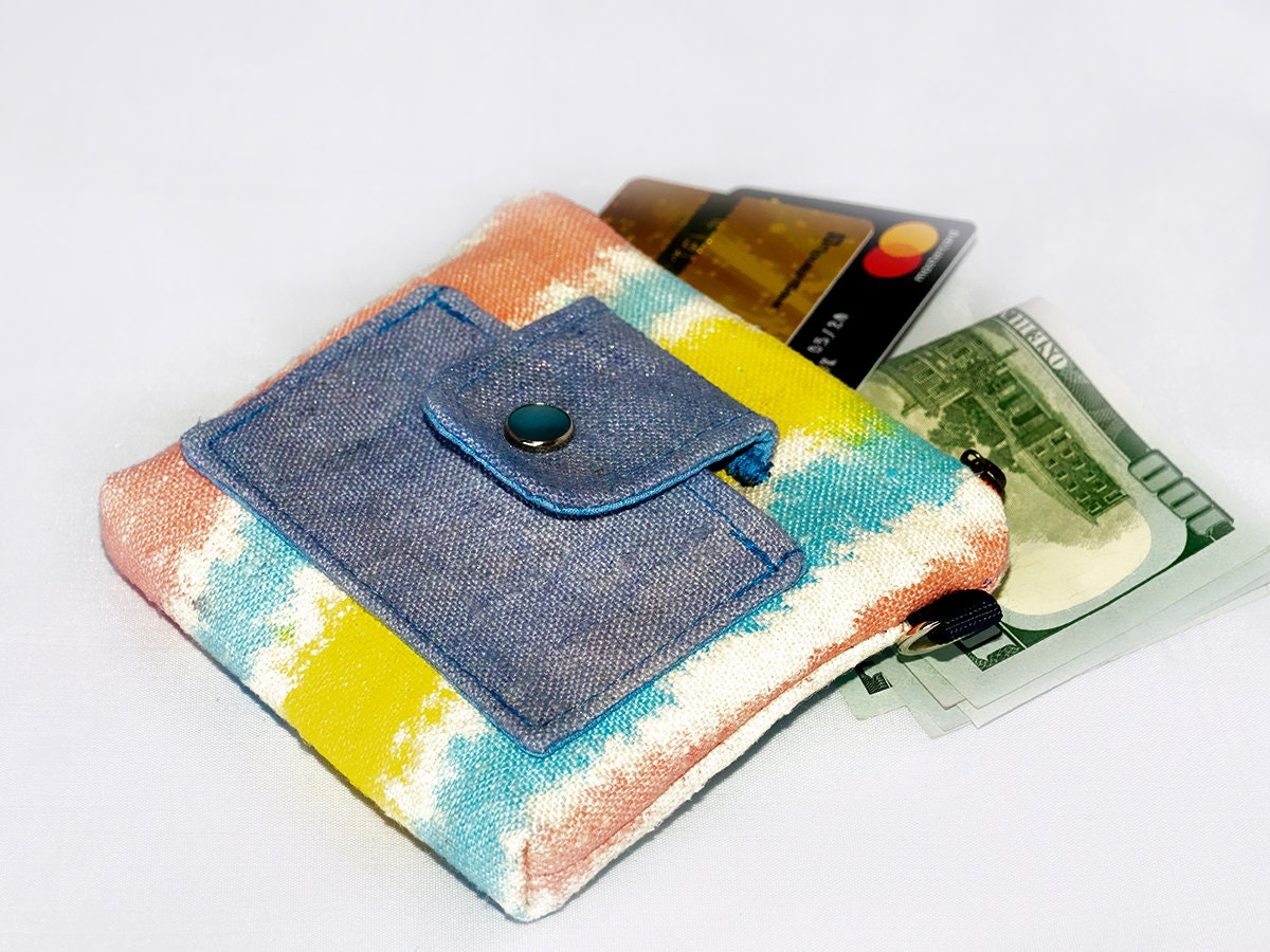 Designer Coin Purse With Card Pocket - Etsy