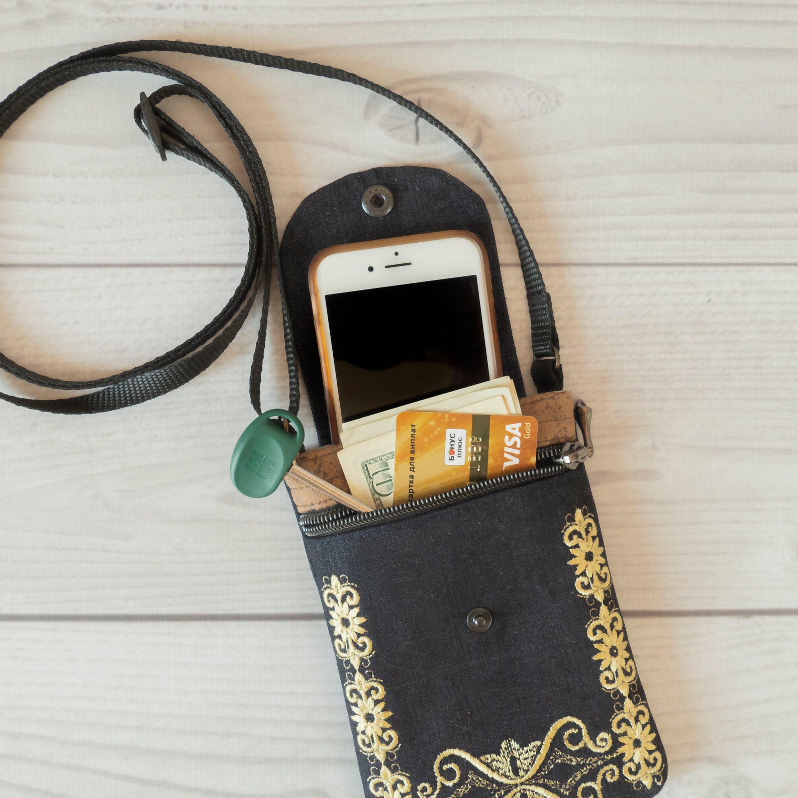 Cell phone Crossbody purse Small Iphone bag for Women | Etsy