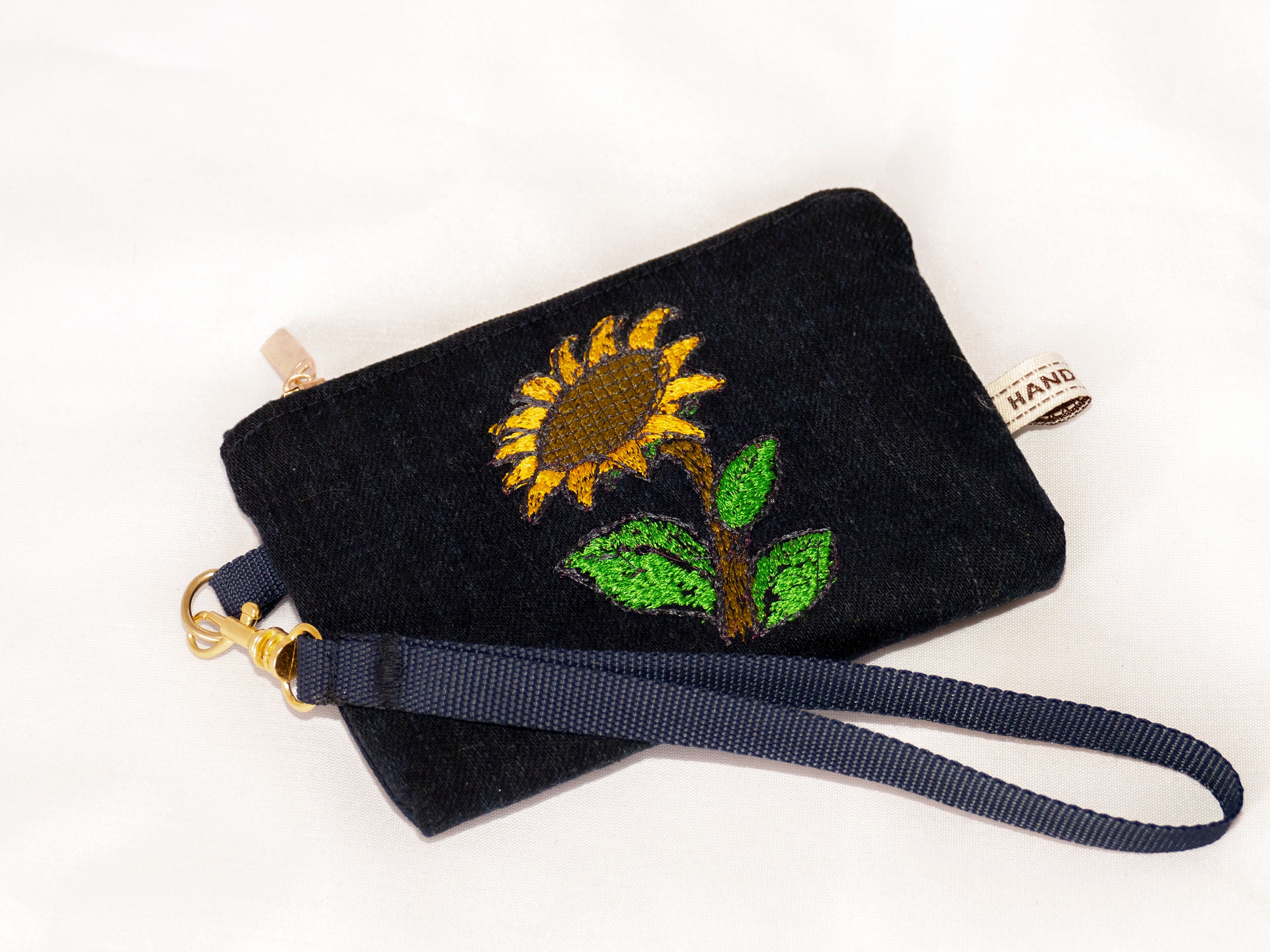 Sunflower Coin Purse Zipper for Women Embroidery Coin Pouch | Etsy