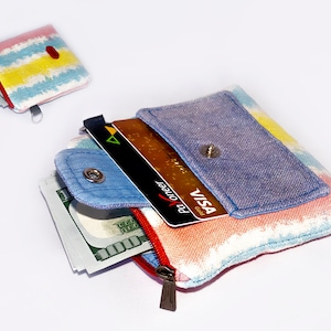 Designer Coin Purse With Card Pocket - Etsy