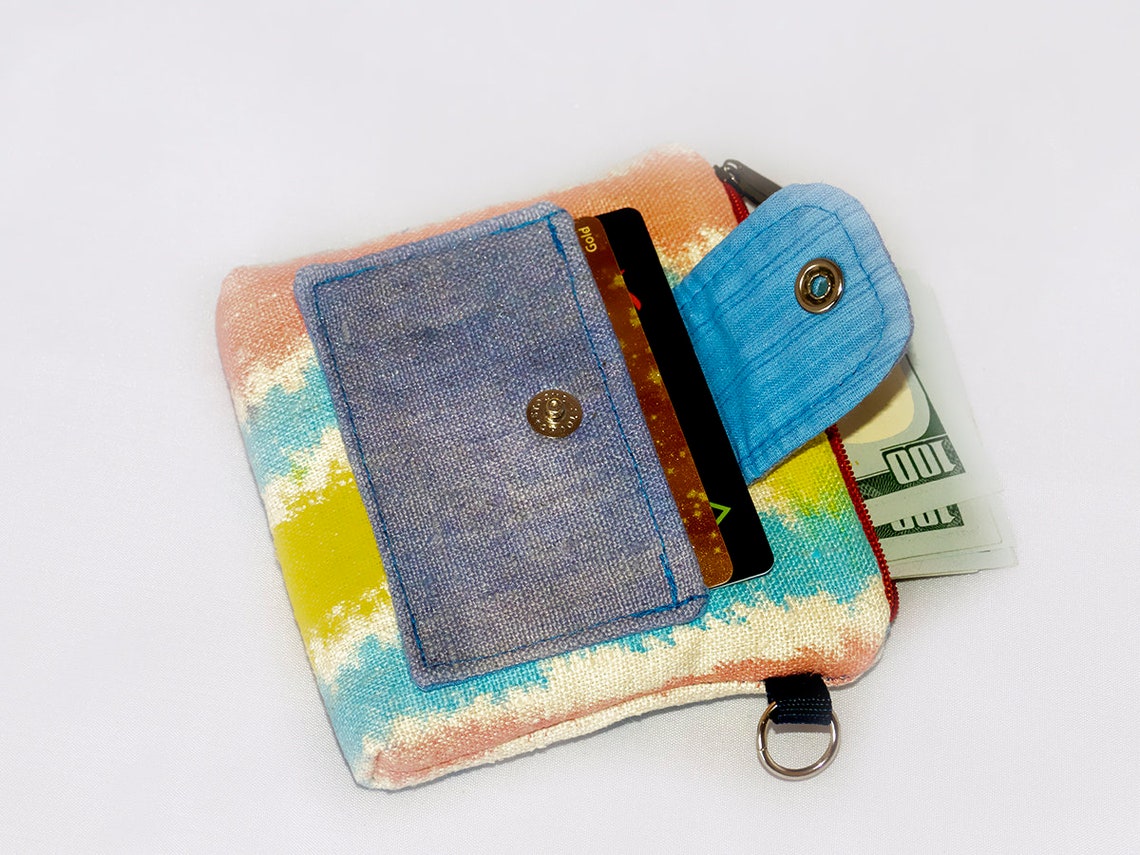 Designer Coin Purse With Card Pocket - Etsy