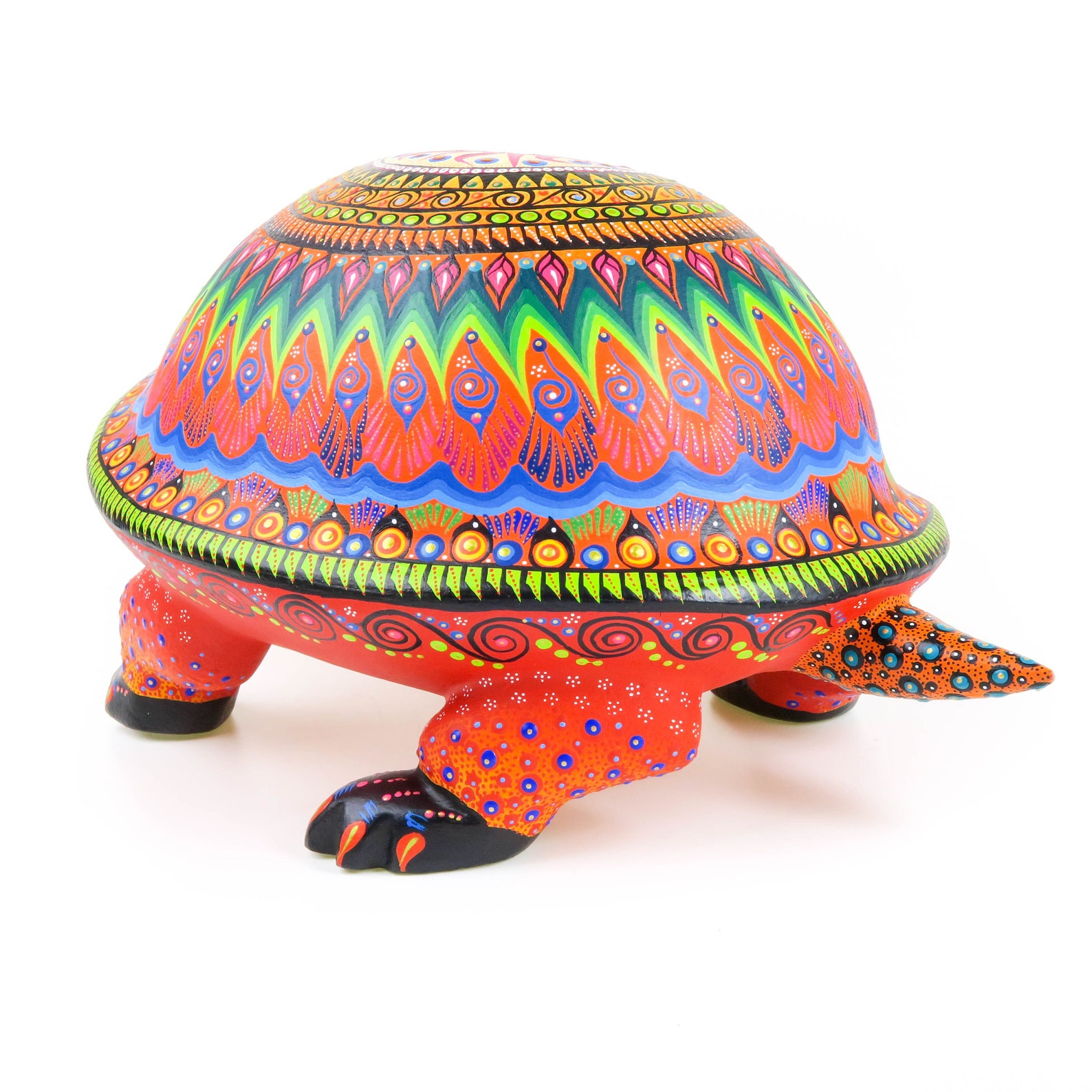 Turtle Oaxacan Alebrije Wood Carving Mexican Folk Art - Etsy