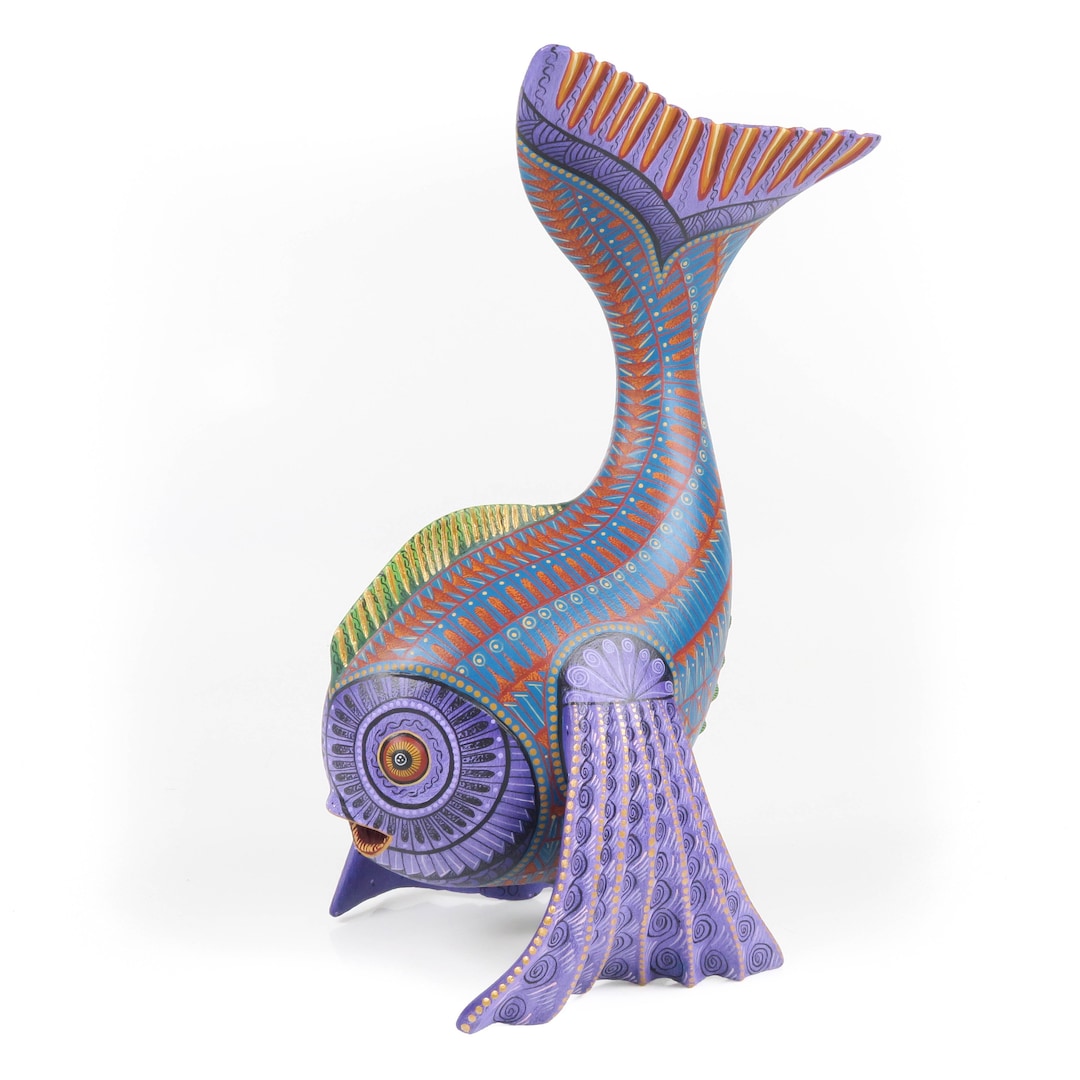 Masterpiece Fish Oaxacan Alebrije Wood Carving Mexican Folk - Etsy