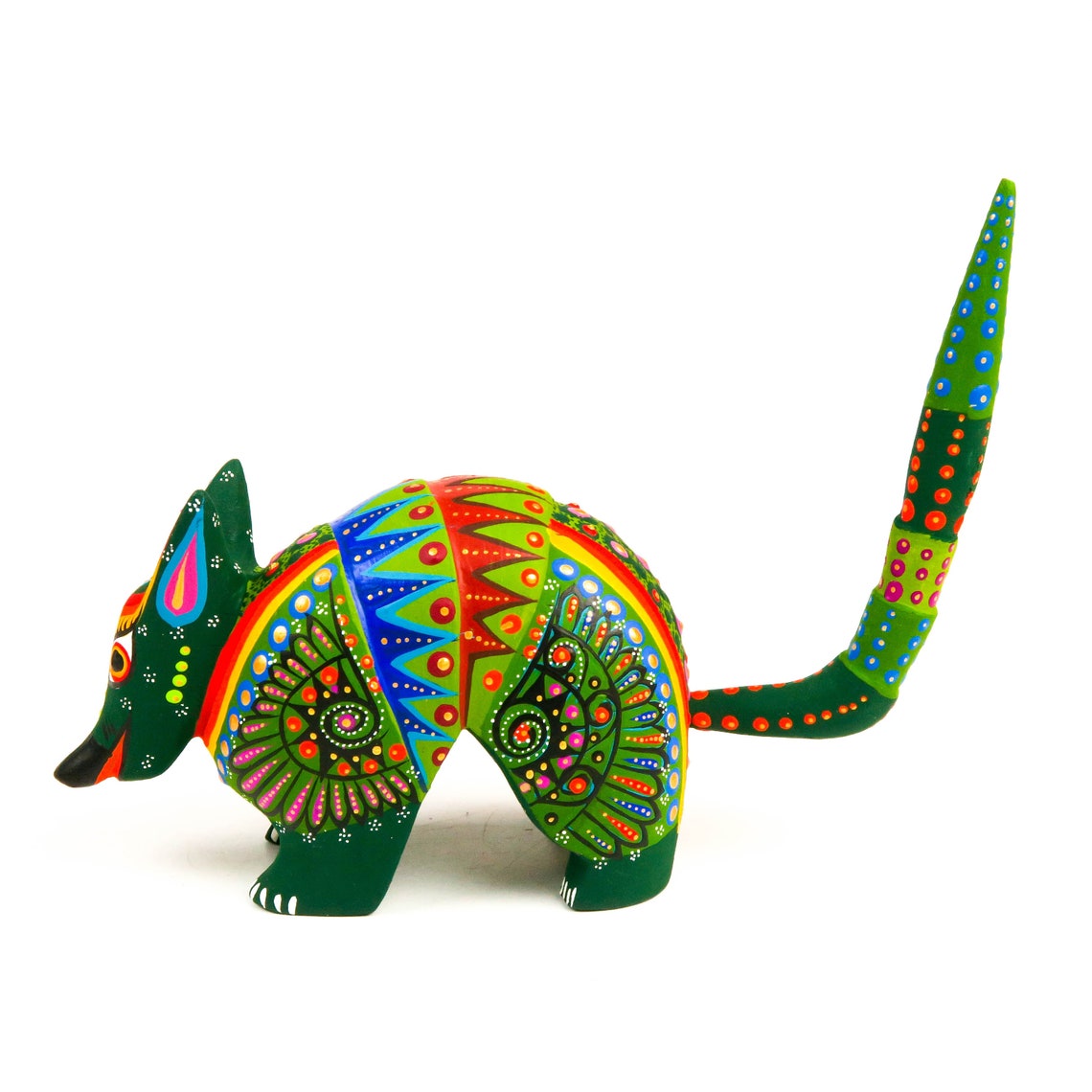 Green Armadillo Oaxacan Alebrije Wood Carving - Etsy