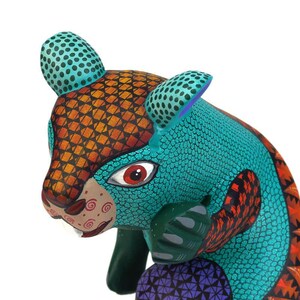 Fantastic Otter - Oaxacan Alebrije Wood Carving Mexican Folk Art ...
